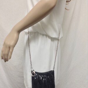Metal Mesh Purse,bag, Small, Black, Shoulder Bag - Etsy