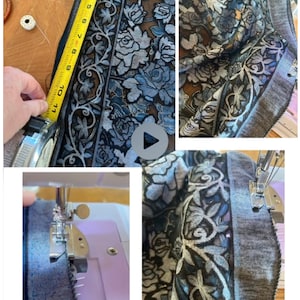 Blue Floral, Rose, Kimono, Roses, Fringed, Handmade, Kimono With ...