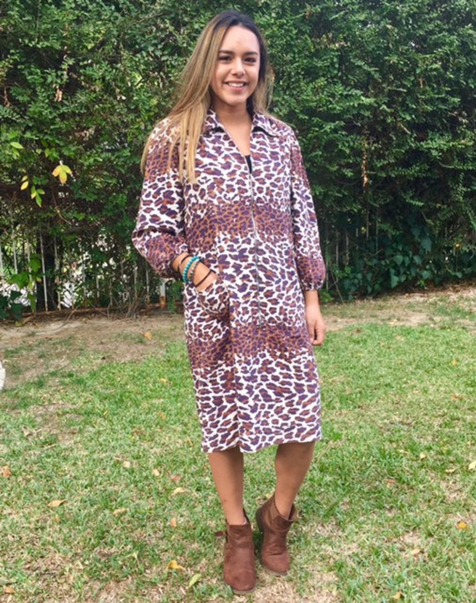 Leopard Print Dress, Large, Soft Dress - Etsy