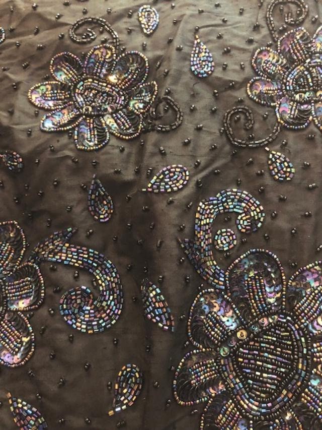 Christiana Black Beaded Pants Large - Etsy