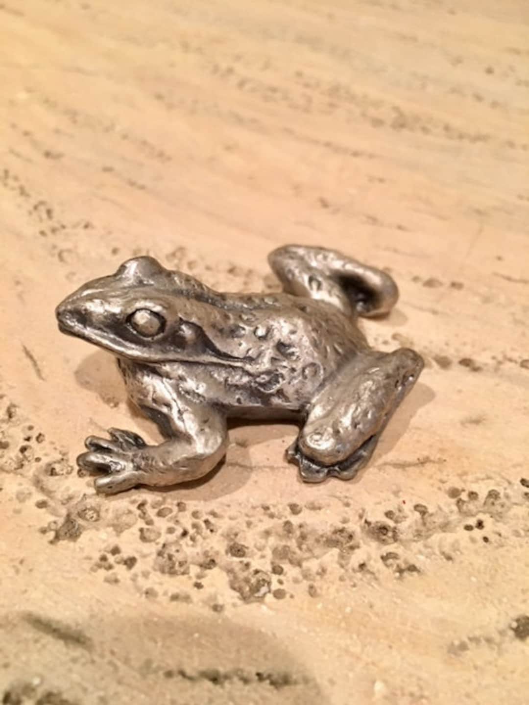 Pewter Frog, Bull Frog,pewter Figurine - Etsy
