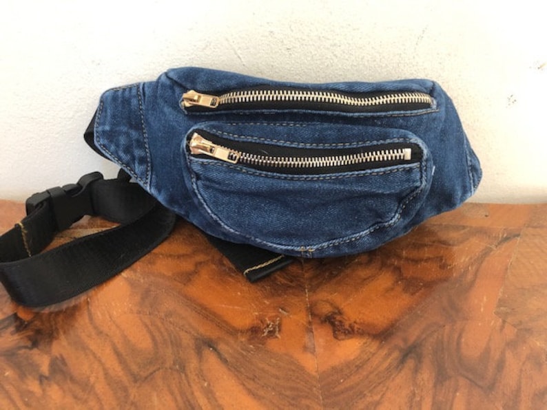 Blue Denim Fanny Pack | Etsy