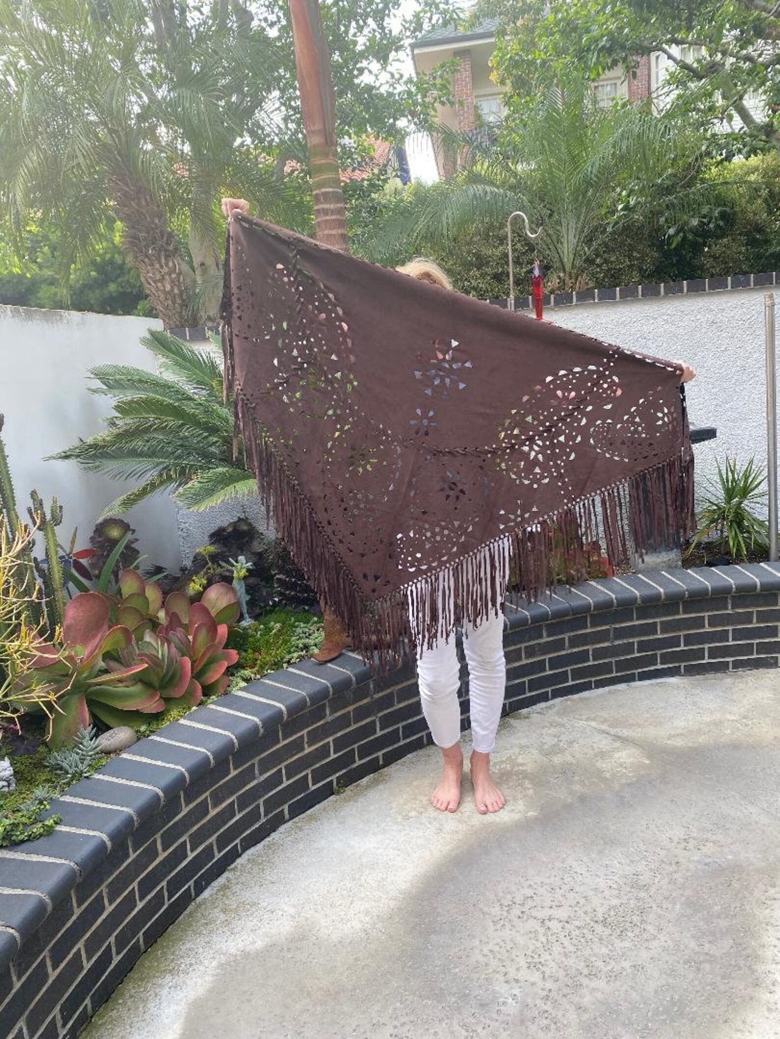 Gorgeous Flowy Ultra Suede Shawl Shawl Wrap Tan Brown - Etsy