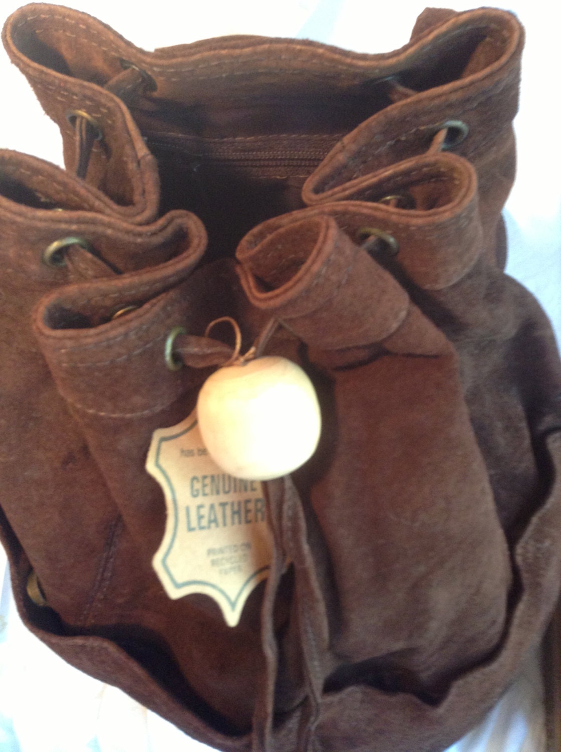 Backpack Bag, Large, Suede Leather Backpack,hobo Barrel Bag ,back Pack ...