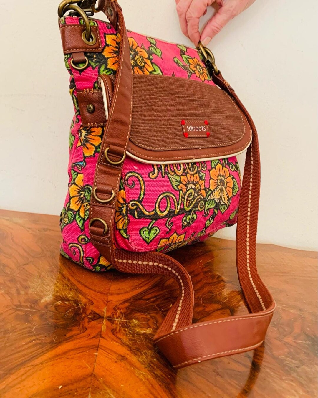 Sak Roots Canvas Crossbody Shoulder Bag Purse - Etsy