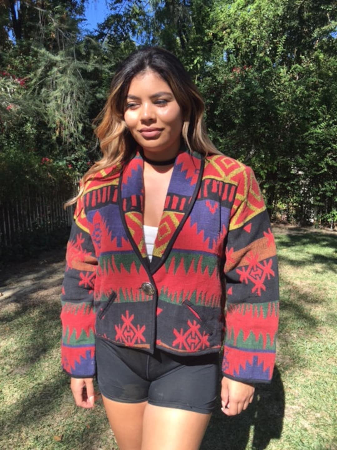 Blanket Coat, Indian Tapestry Coat, Jacket, Large, Red, Green, Blue - Etsy