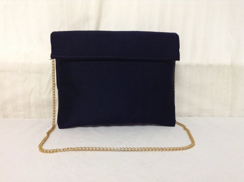 Vintage Pursebag Blue Shoulder Bag - Etsy