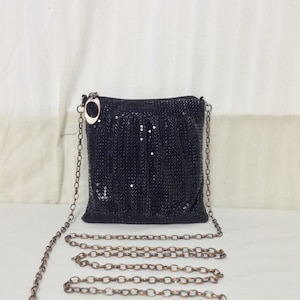 Metal Mesh Purse,bag, Small, Black, Shoulder Bag - Etsy