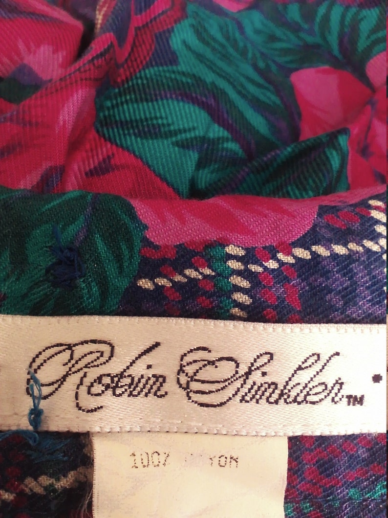 Cullotes Skirt,purple Flowers, Paisley,pink,purple Green, Medium, Skirt ...