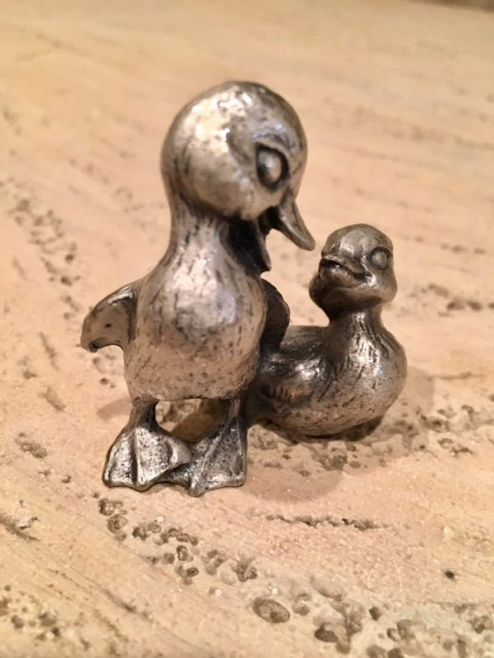 Pewter Ducks,ducklings,baby Ducks,pewter,figurine - Etsy