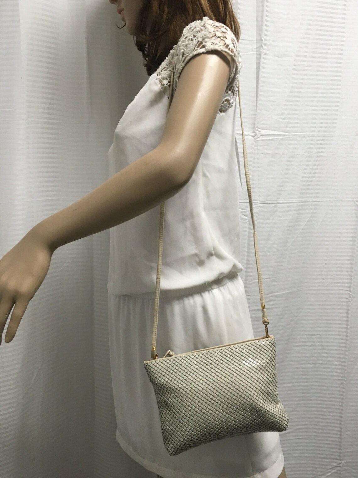 Metal Mesh Purse Tan Shoulder Bag Clutch - Etsy