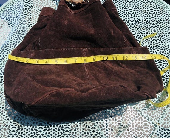 Backpack Bag, Brown Suede Leather Backpack brown - Gem