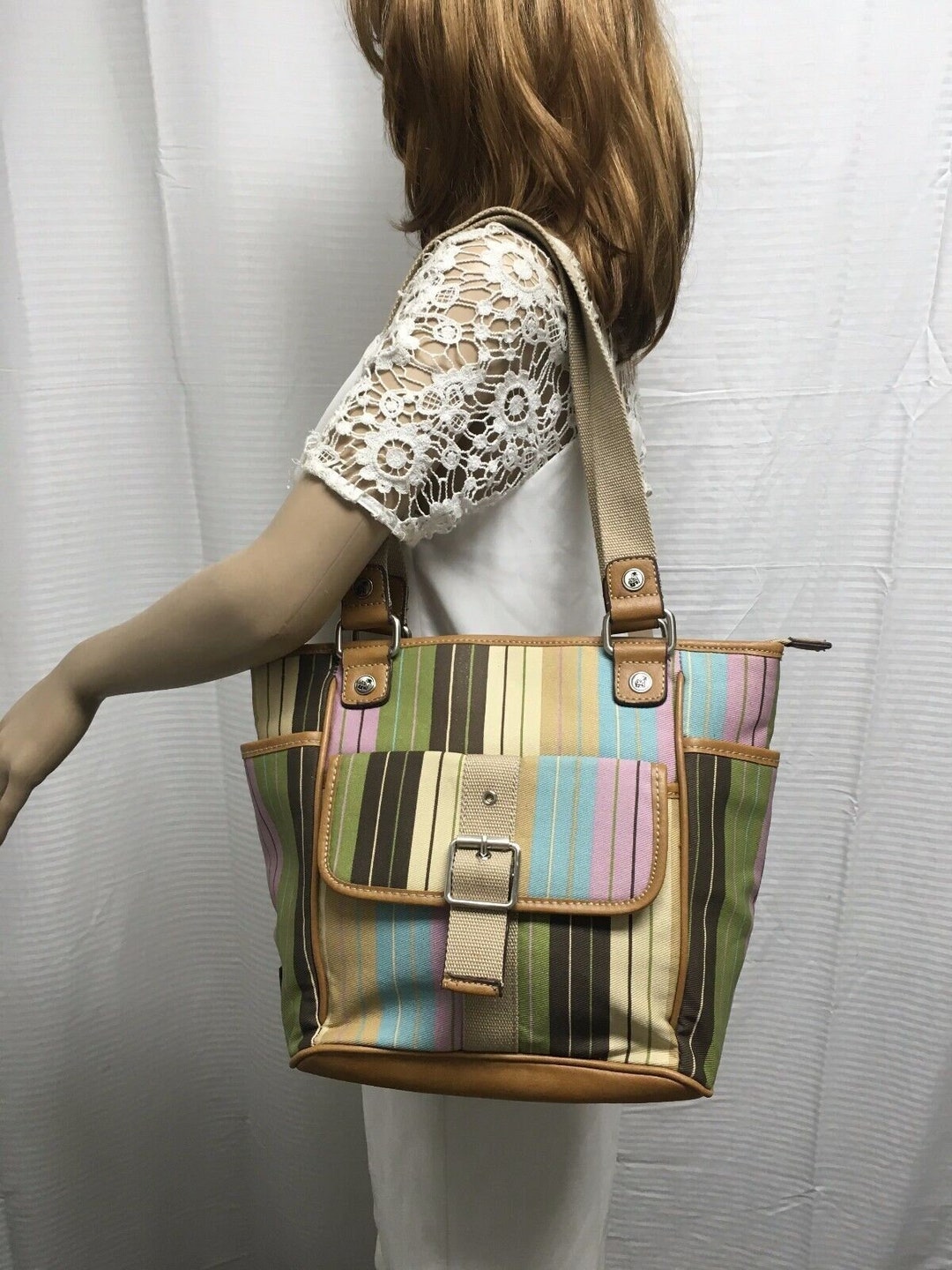 Caribbean Joe Canvas Shoulder Bag Purse - Etsy