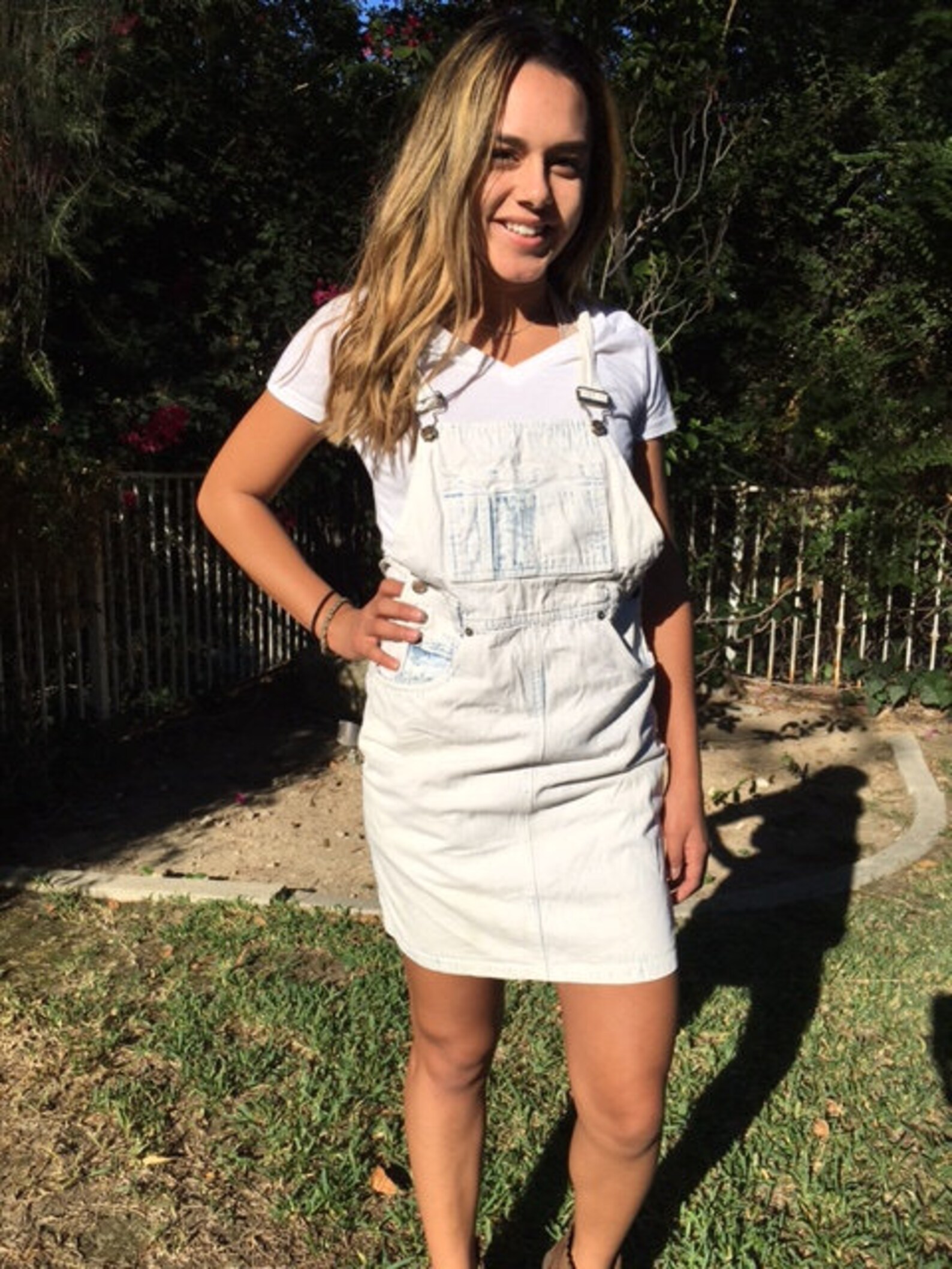 Acid Washed Overalls, Light Wash, Coverall Skirt, Medium, Skirt, Denim ...