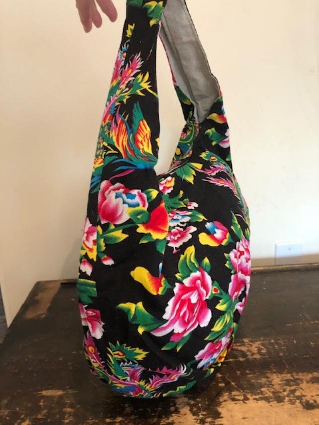 Large Cotton Hobo bagShoulder BagPurseBoho | Etsy