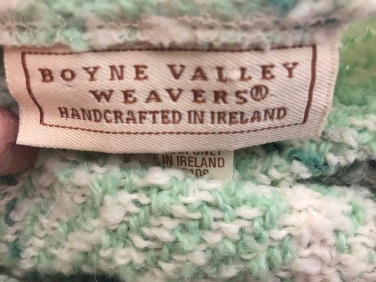 Poncho top Boyne Valley Weavers soft Wool blend Plaid | Etsy