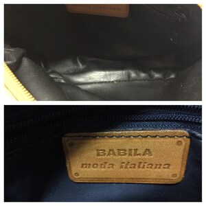 Babila Italy Leather Shoulder Bag Made in Italy Black - Etsy