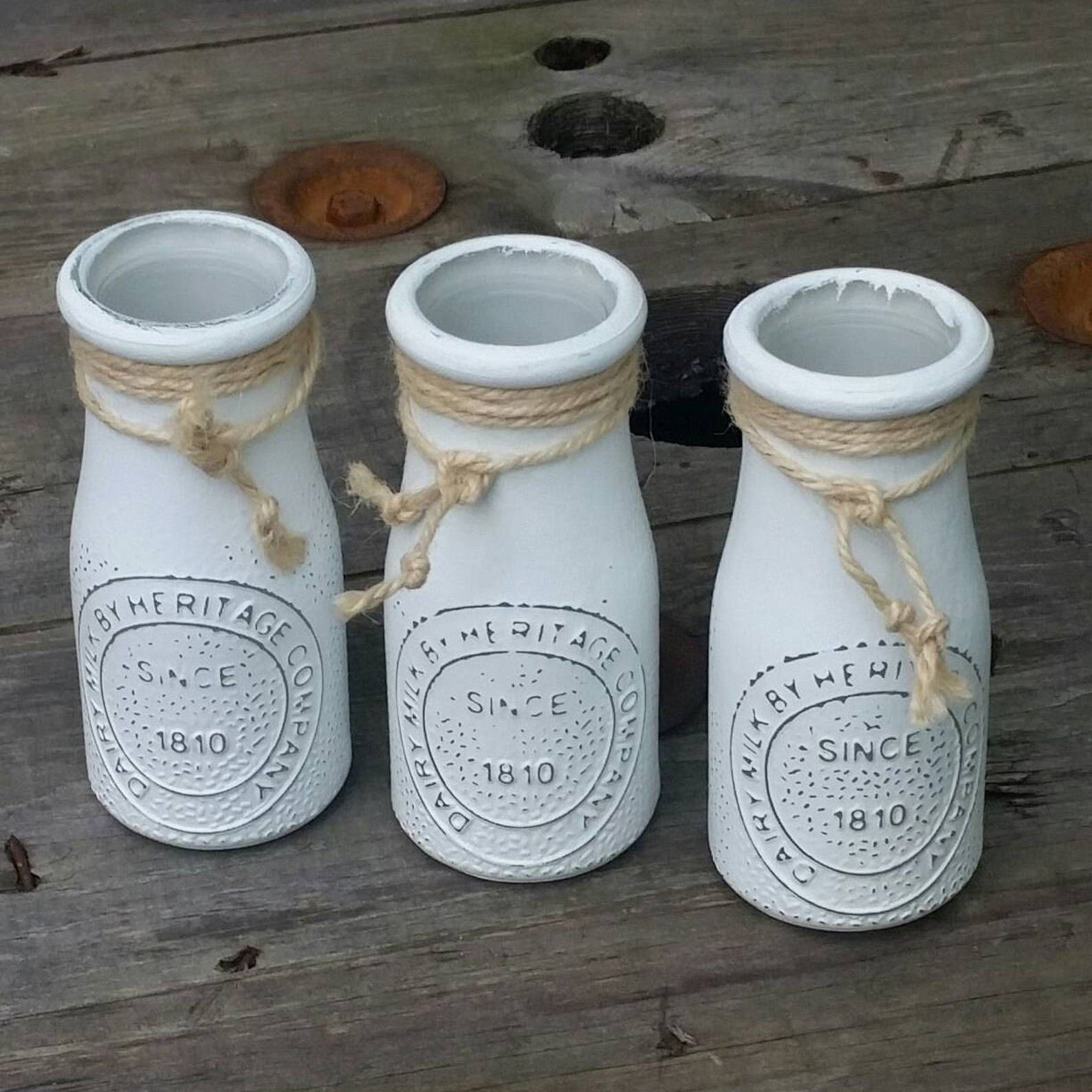White Milk Bottles Milk Bottles White Bottle Vase White - Etsy