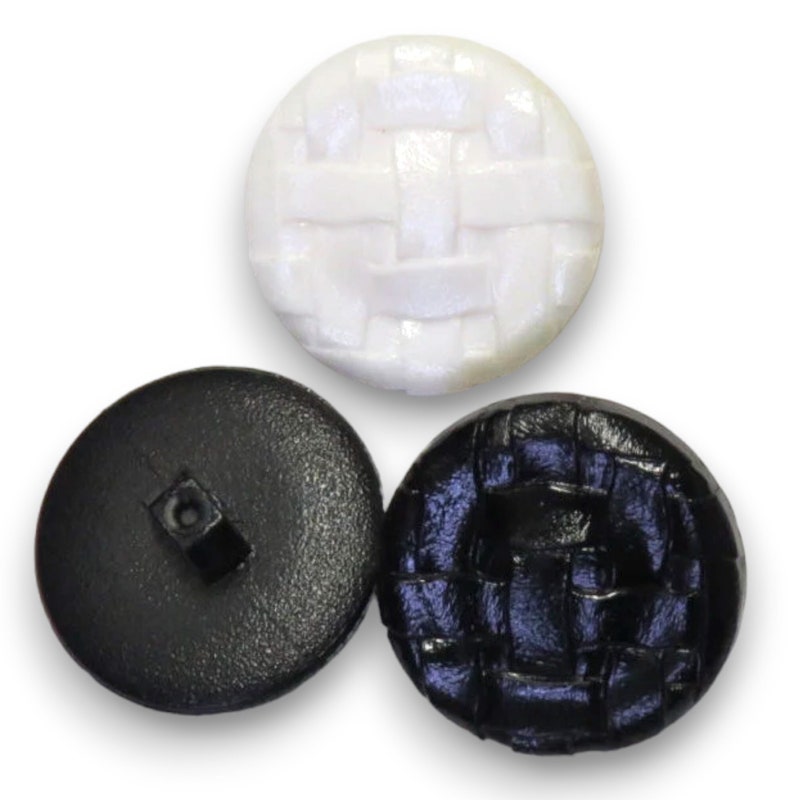Faux Leather Buttons - Etsy