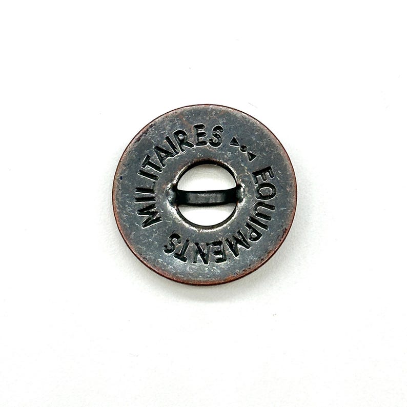 Vintage Military Metal Buttons: Antique Copper Sewing Embellishments ...