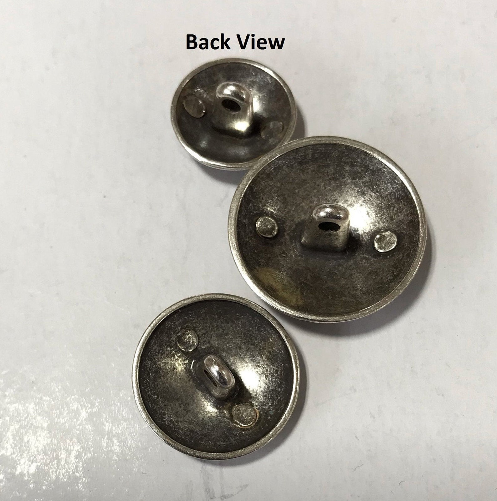 Vintage Military Metal Crest Style Buttons 1 Dozen 12 | Etsy