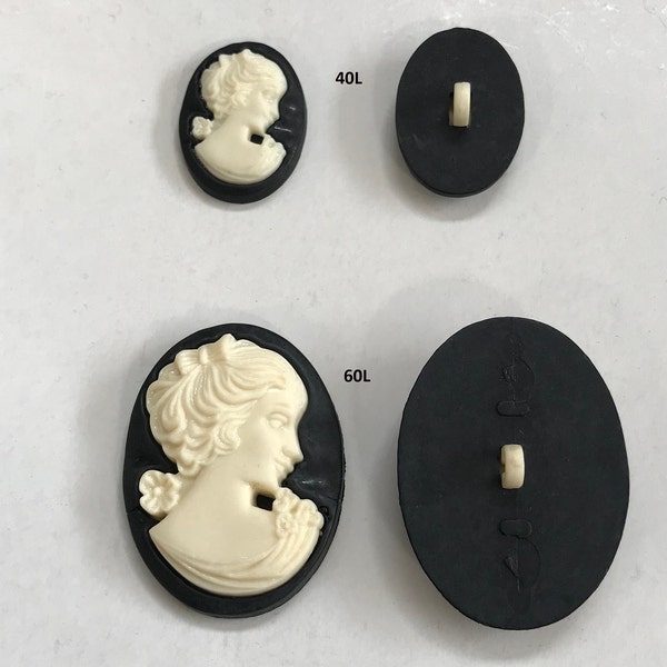 Cameo Buttons - Etsy