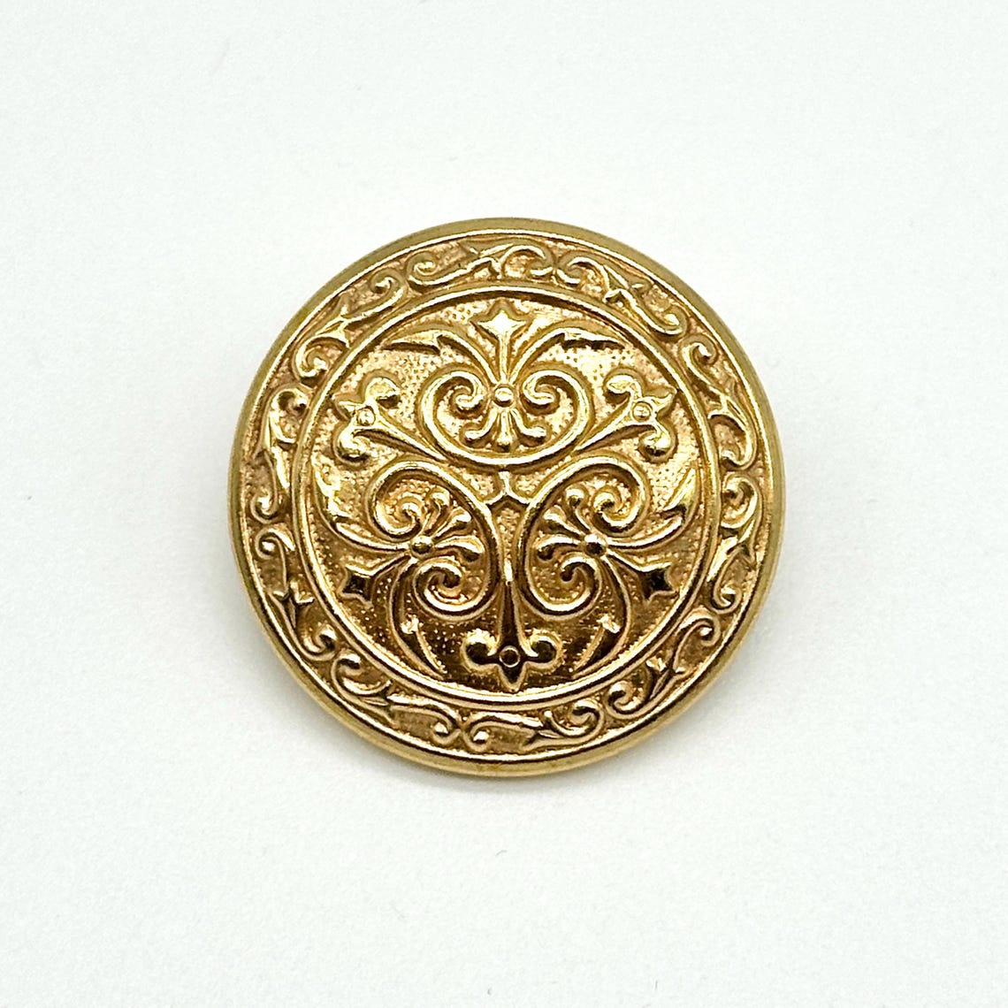 Vintage Art Deco Filigree Shank Buttons: Sewing & Crafting Supplies ...