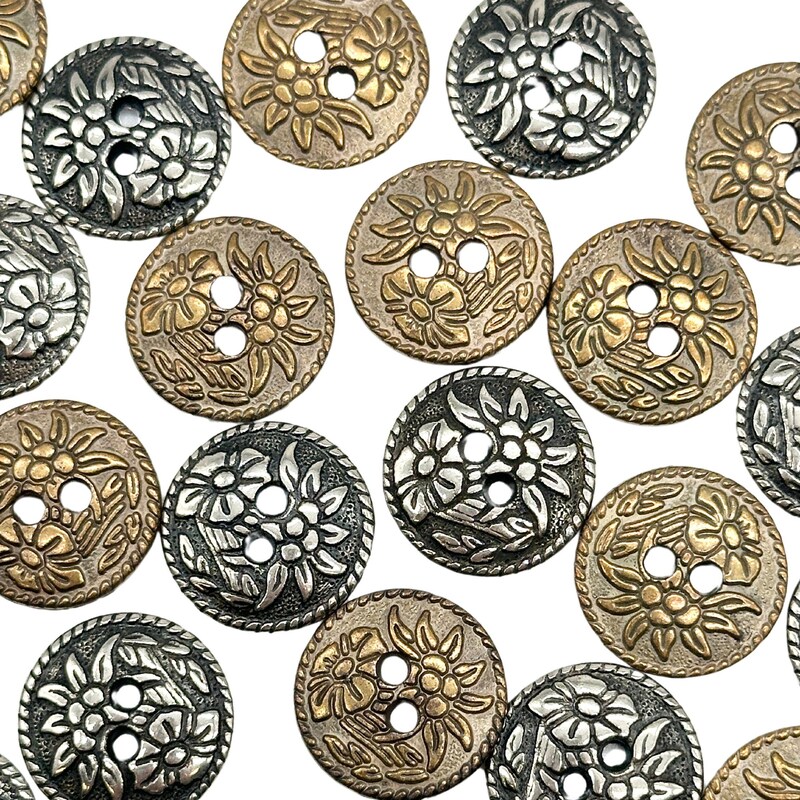 Metal Buttons - Etsy