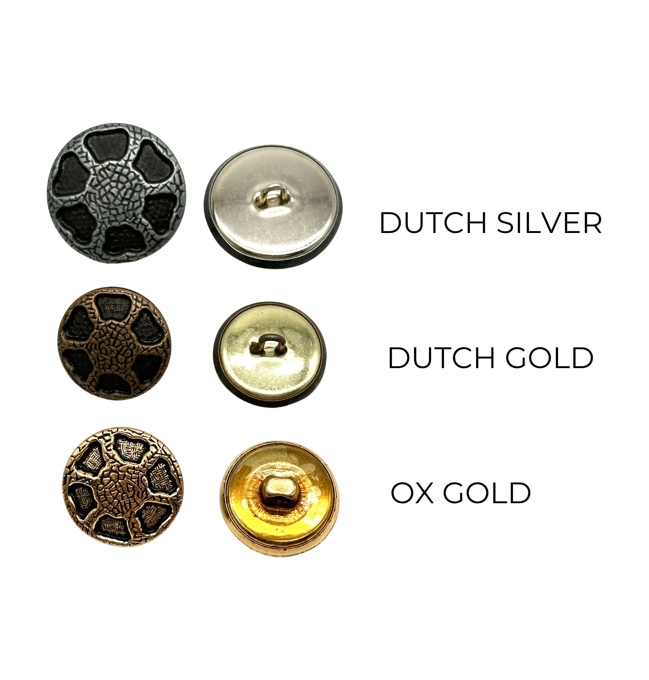 Vintage Steampunk Metal Shank Buttons: Assorted Colors & Sizes - Etsy