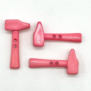 Vintage "hammer" Shape 2 Hole Buttons for Sewing | Decorative Metal ...
