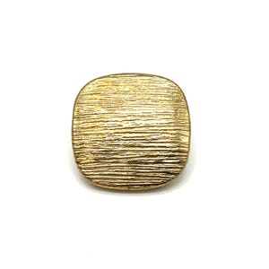 Vintage Gold Square Shank Buttons: Brushed Metal, 23mm (set of 12) - Etsy