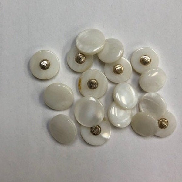 Antique Mother of Pearl Buttons - Etsy