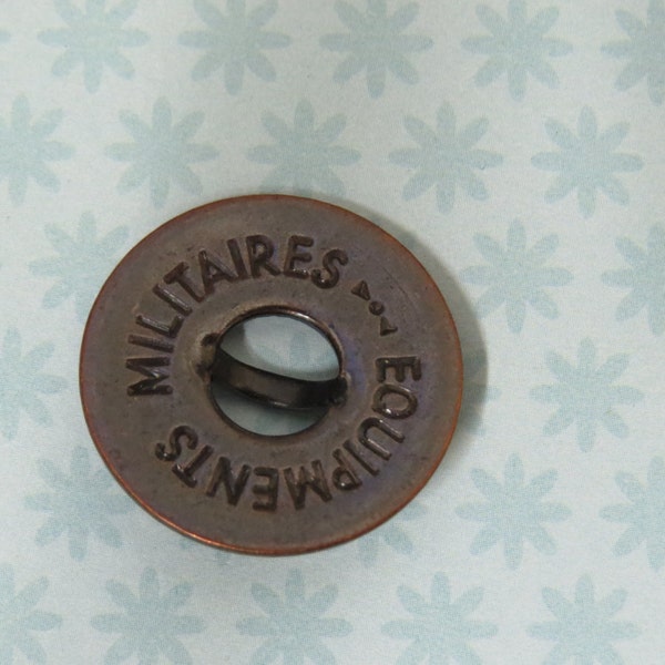 Copper Military Buttons - Etsy