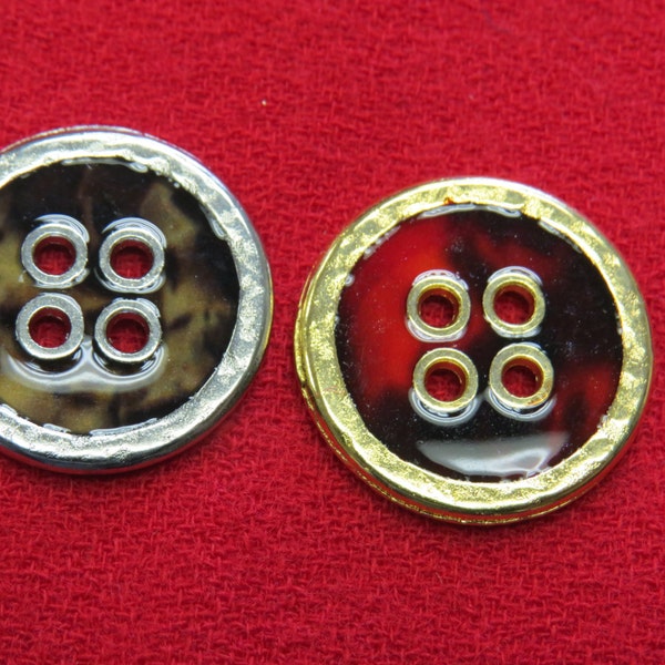 Tortoiseshell Buttons - Etsy