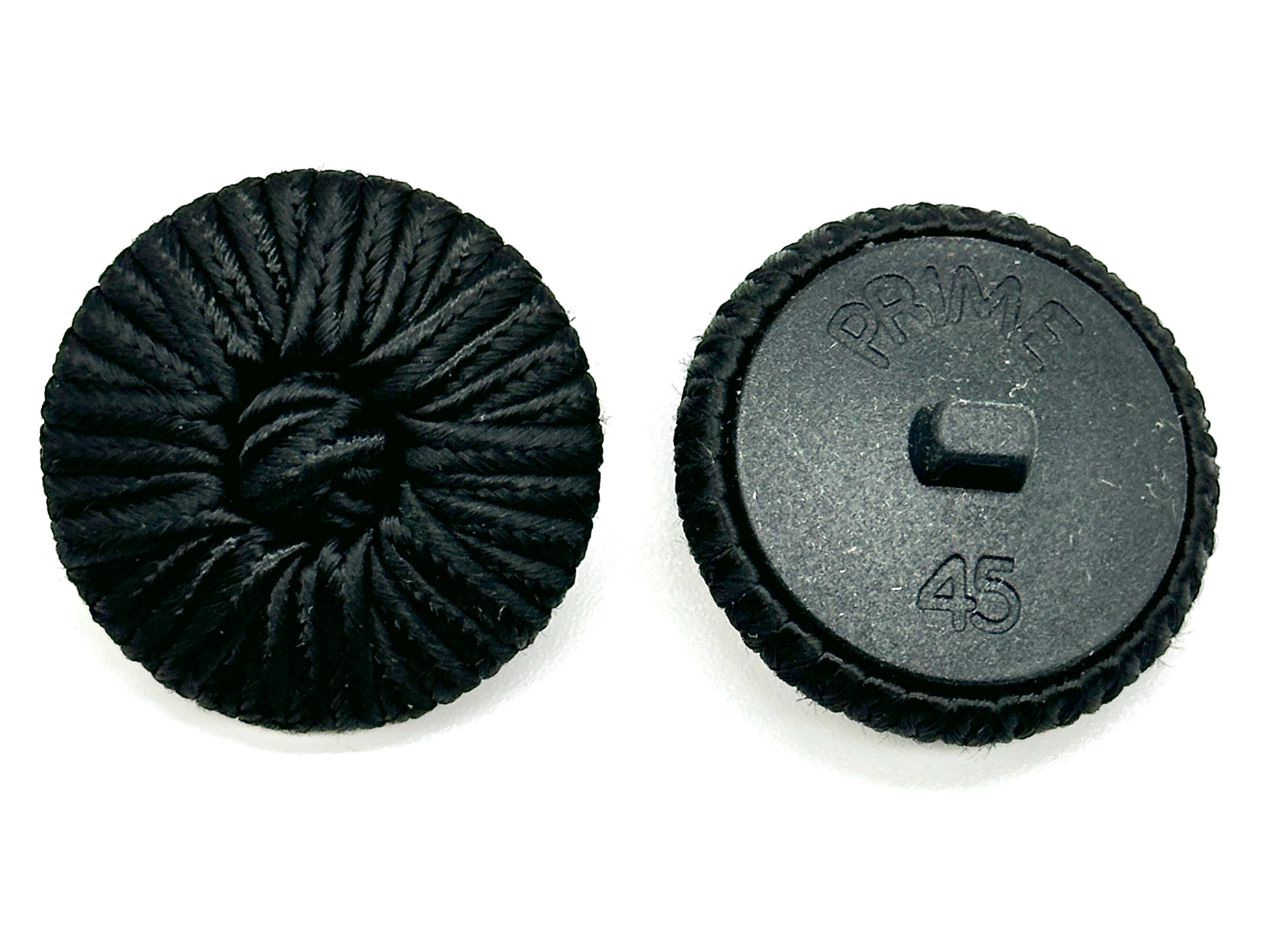 Vintage Braided Black Shank Buttons: Set of 3 Antique Sewing Notions - Etsy