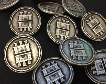 Medieval Buttons - Etsy