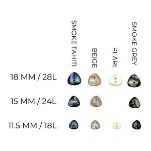 12 Pcs Vintage Rounded Corner Triangle Imitation Pearl Shank Buttons ...