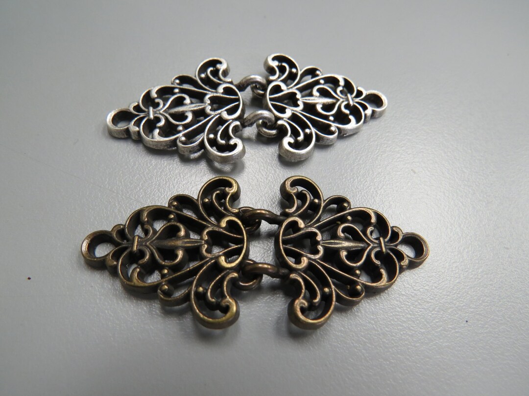 2 Sets1 Package Vintage Closure Clasp B5523 Available in 2 Colorways ...