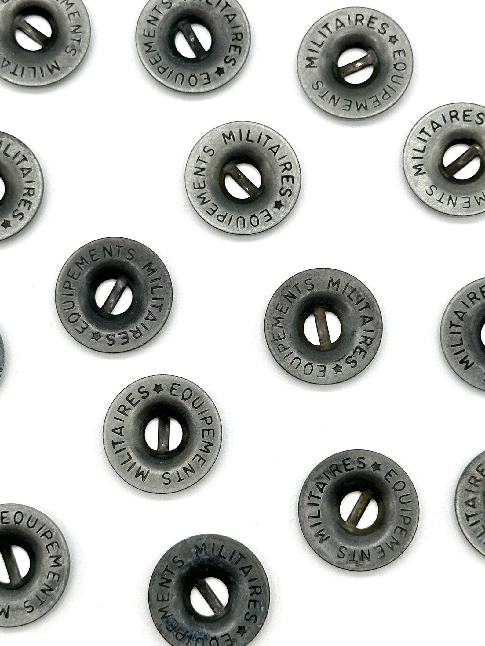 12 Pcs Vintage Military Buttons: Antique Copper Metal, 1980s USA - Etsy