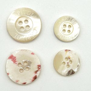 Vintage "capitol" Logo Mother of Pearl Buttons - Set of 6 - Etsy