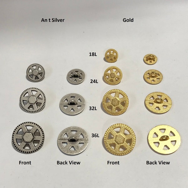 Gear Buttons - Etsy