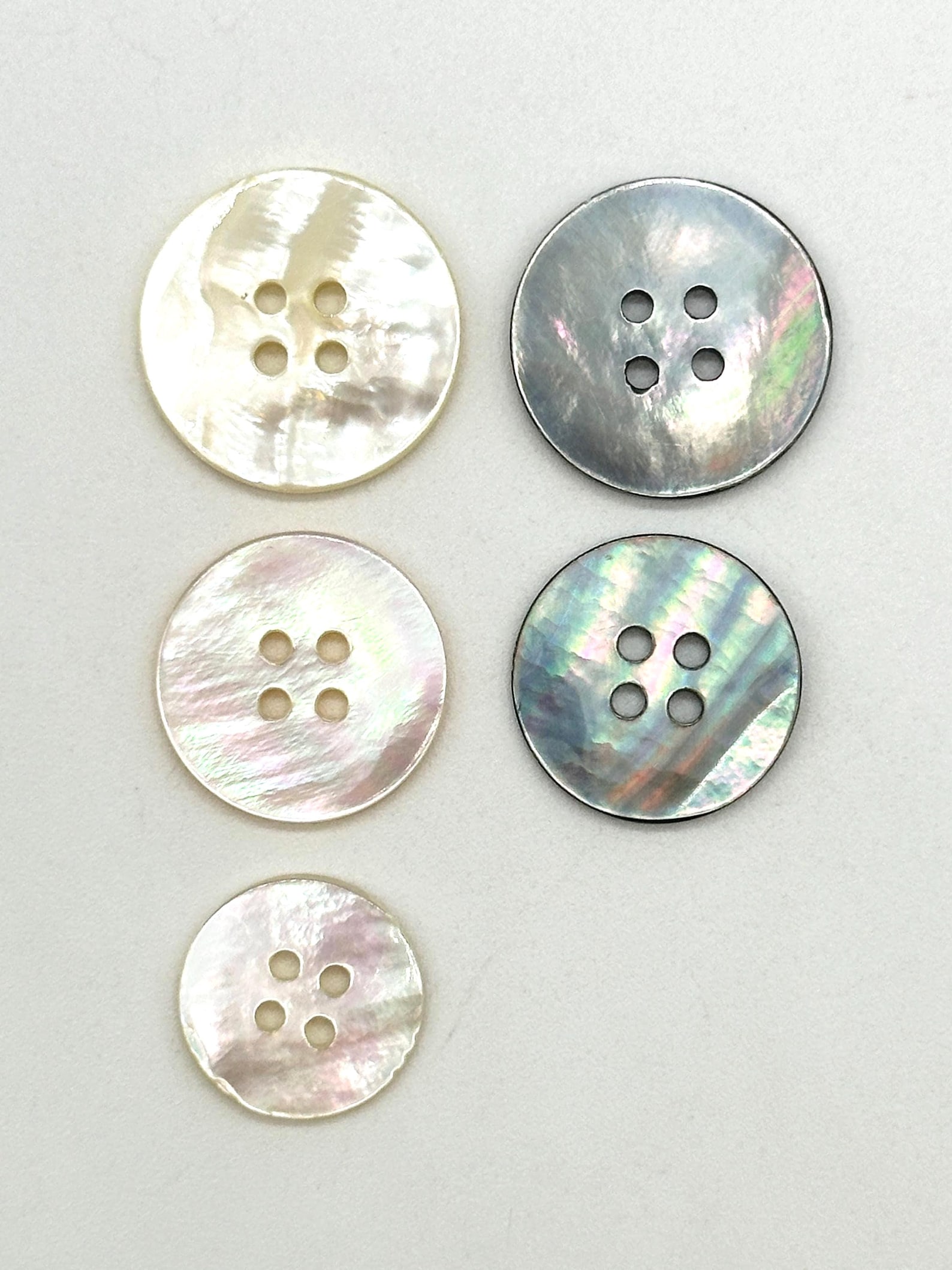 Vintage Mother of Pearl Buttons: 4-hole Sewing Supplies (12 Pcs) - Etsy