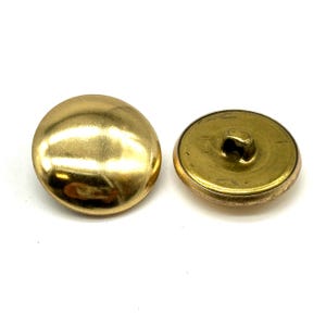 12 Pcs Vintage Shiny Shank Buttons Gold or Silver | Decorative Buttons ...