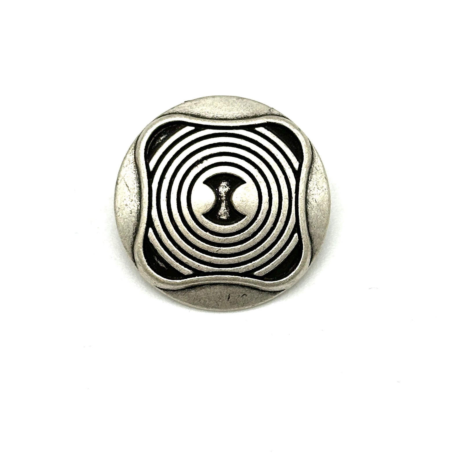 12 Pcs Vintage Knot Pattern Shank Buttons: Antique Silver or Gold - Etsy
