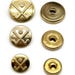 Vintage Golf Theme Gold Metal Shank Buttons - Set of 12 - Etsy