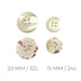 Vintage "capitol" Logo Mother of Pearl Buttons - Set of 6 - Etsy