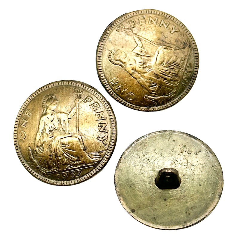Penny Buttons - Etsy UK