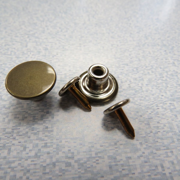 Brass Tack Buttons - Etsy