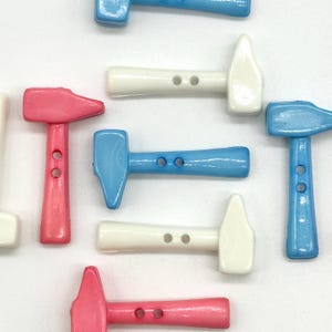 Vintage "hammer" Shape 2 Hole Buttons for Sewing | Decorative Metal ...