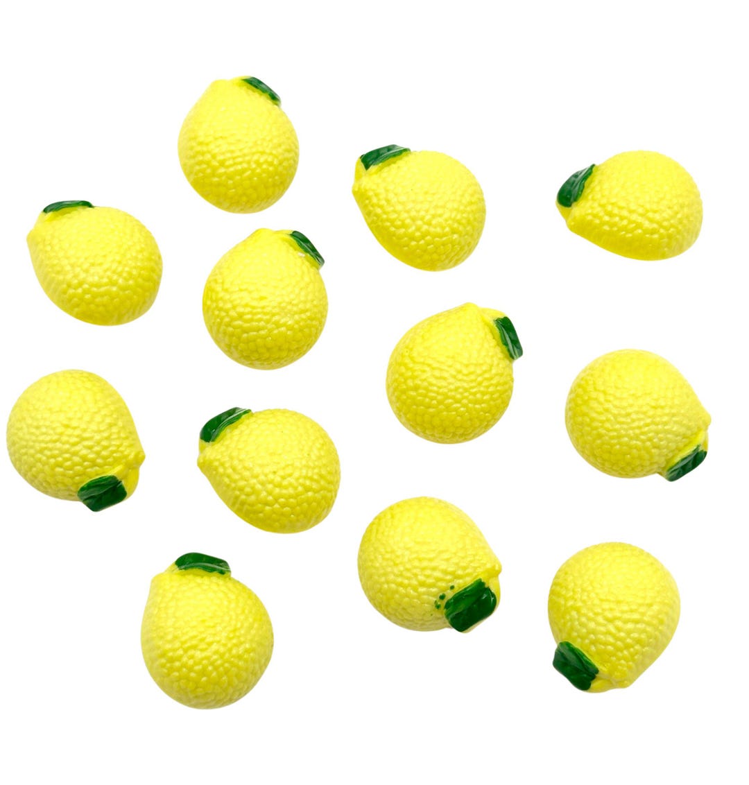 Vintage Lemon Shank Buttons: Yellow Novelty Sewing Embellishments, Made ...
